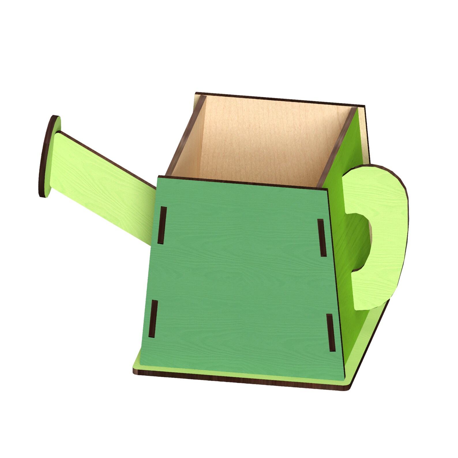 Watering Can Box Laser Cut Files Laser Cut Template Laser | Etsy