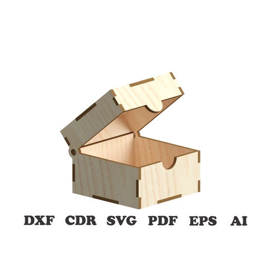 Box with Lid Laser Cut Files laser cut template laser cut | Etsy