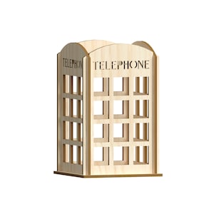 Pen Holder London Telephone Box Laser Cut Files | Etsy