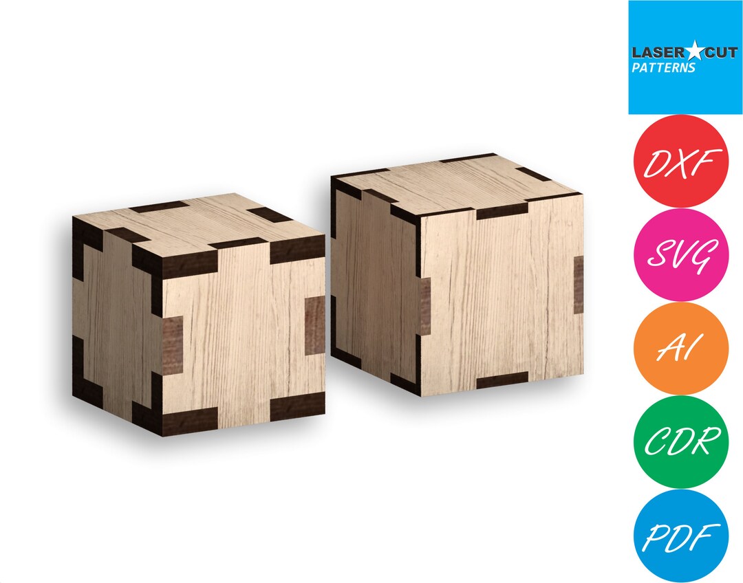 Cube 2x2x2 In Laser Cut Files Laser Cut Template Laser Cut - Etsy