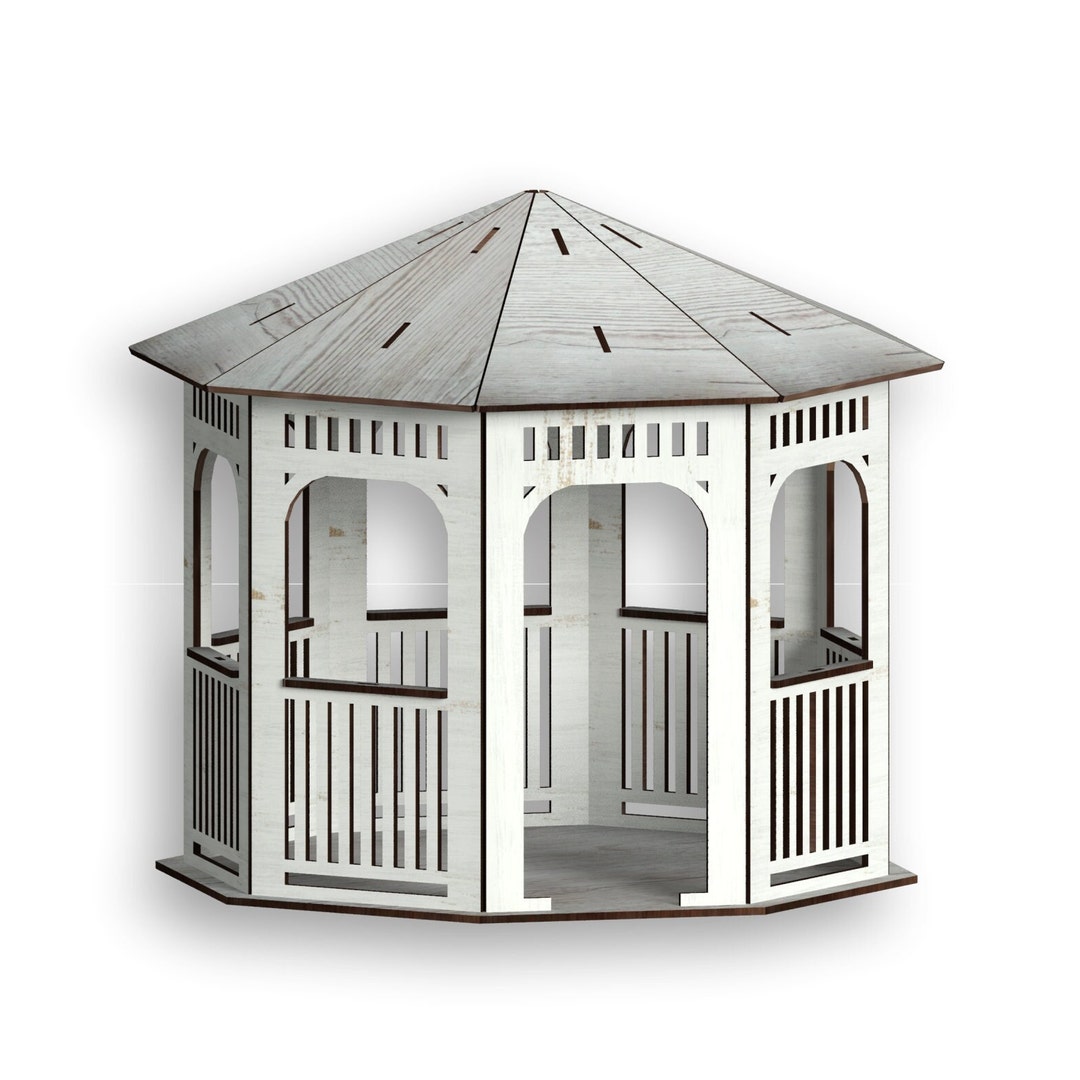 Gazebo Wedding Table Centerpiece Laser Cut Files (digital Download) - Etsy