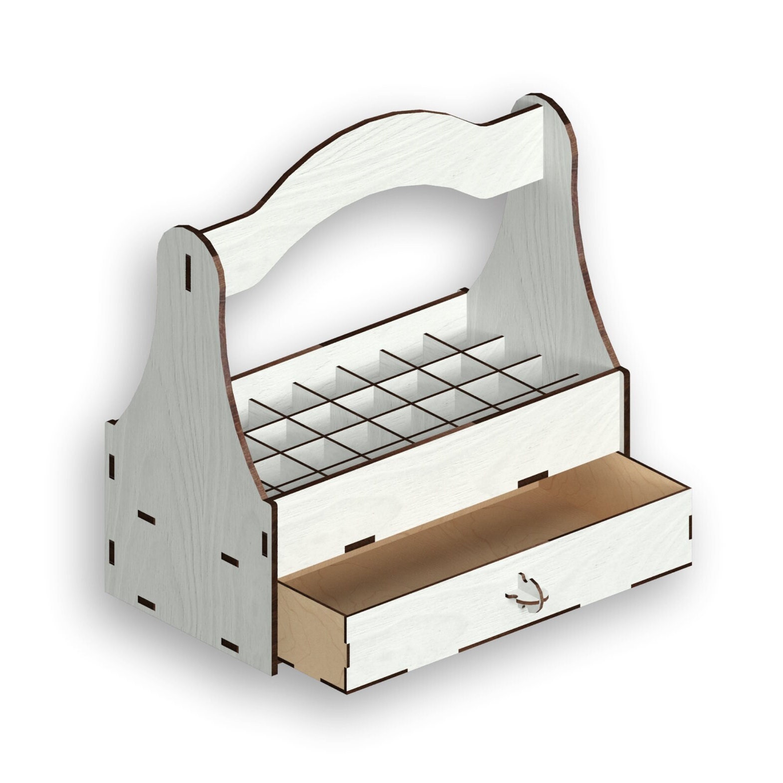 Nail Polish Box Laser Cut Files: Vector Template (digital Download) - Etsy
