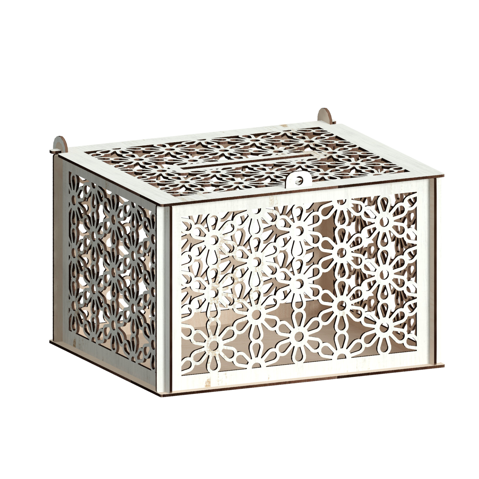 Wedding Card Box, Laser Cut Files - Svg+dxf+pdf+ai+cdr+eps - Laser ...