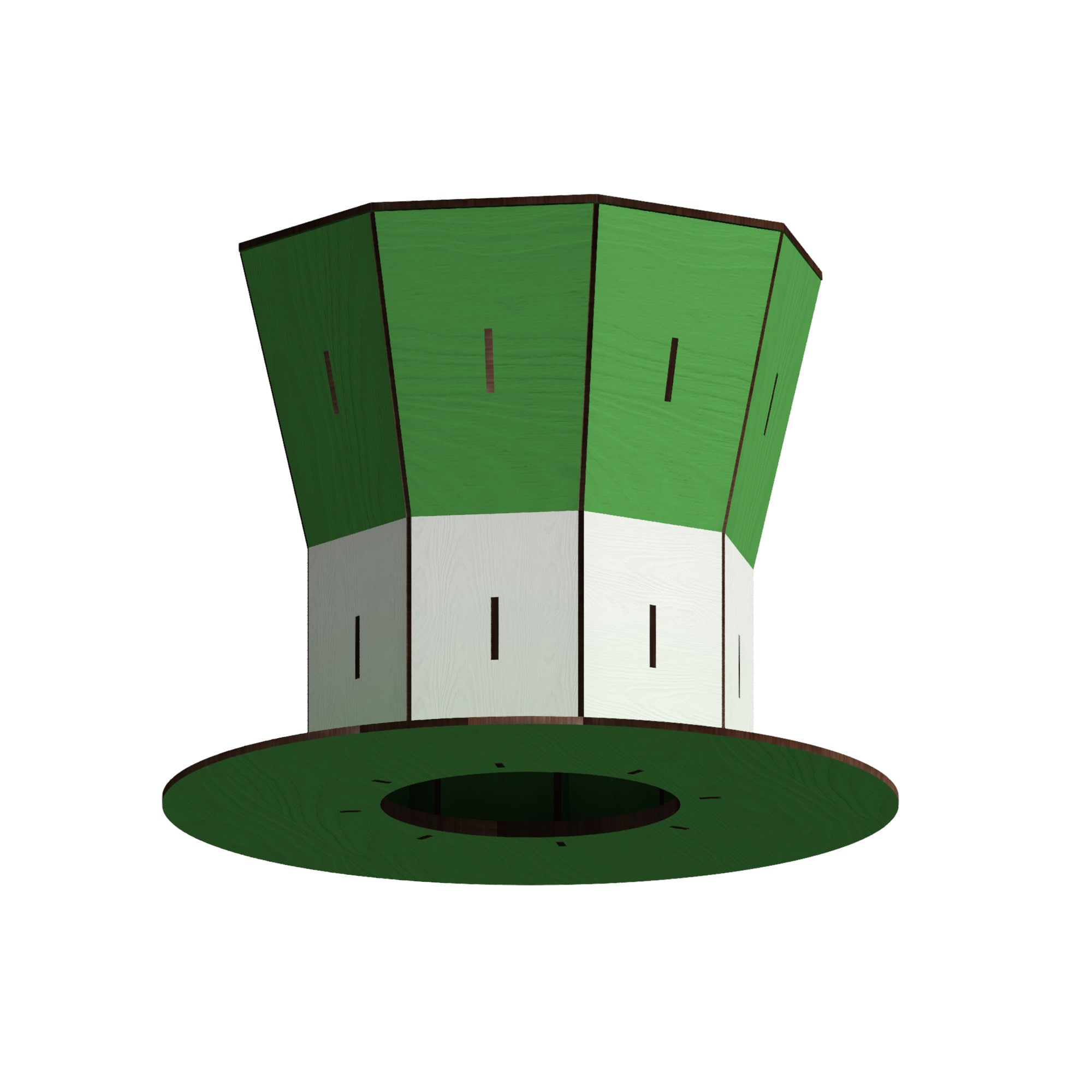 Medium Hatlaser Cut Files Laser Cut Template Vector for | Etsy