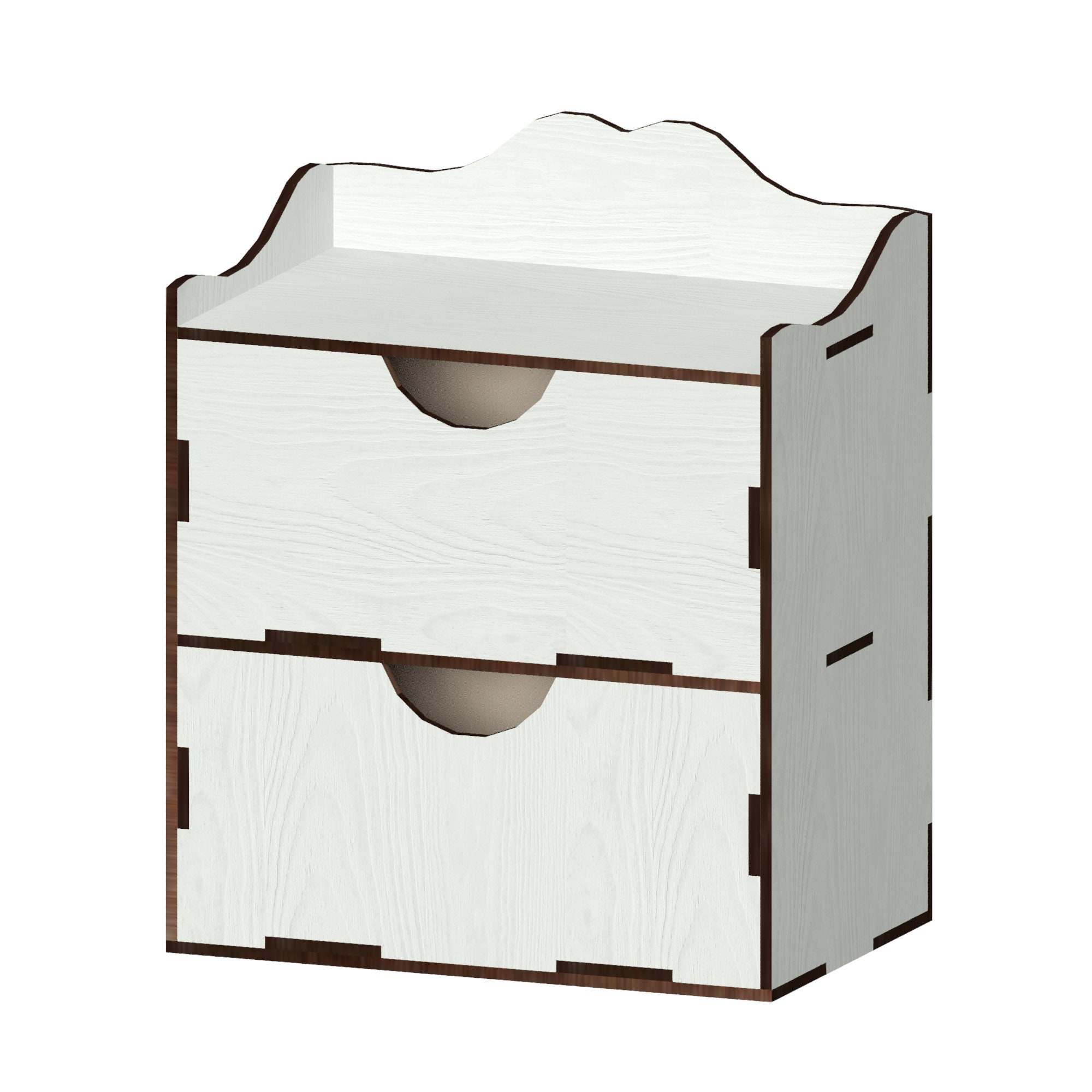 Desktop Drawer Laser Cut Files Svgdxfpdfaicdreps | Etsy