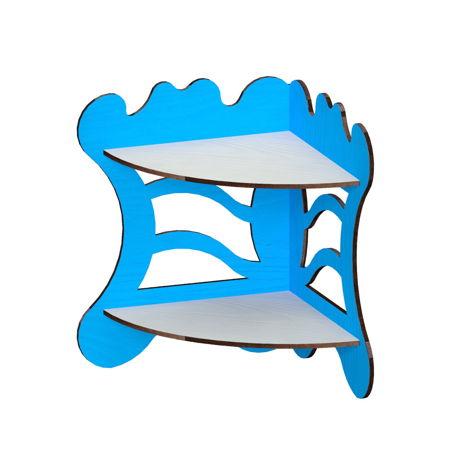 Corner Shelf Pattern Vector for Laser Cutting Cncsvglaser - Etsy