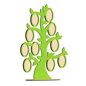 Family Tree Picture Frame Display, Laser Cut Files - Svg+dxf+pdf+ai+cdr ...