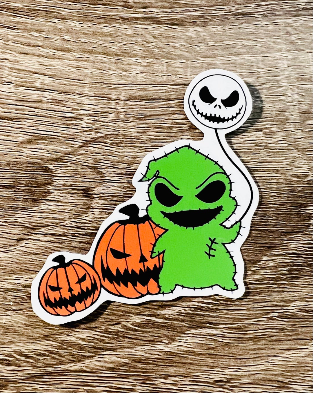 Oogie Boogie Halloween Sticker Vinyl Decal Sticker Nightmare Before ...