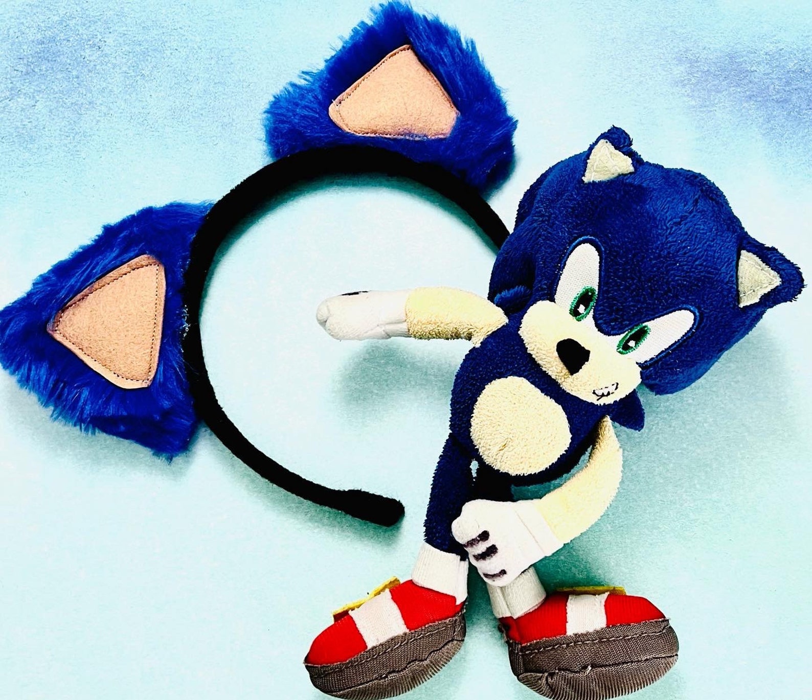 Cat Ears Inspired Sonic the Hedgehog Ears Headband Hair - Etsy