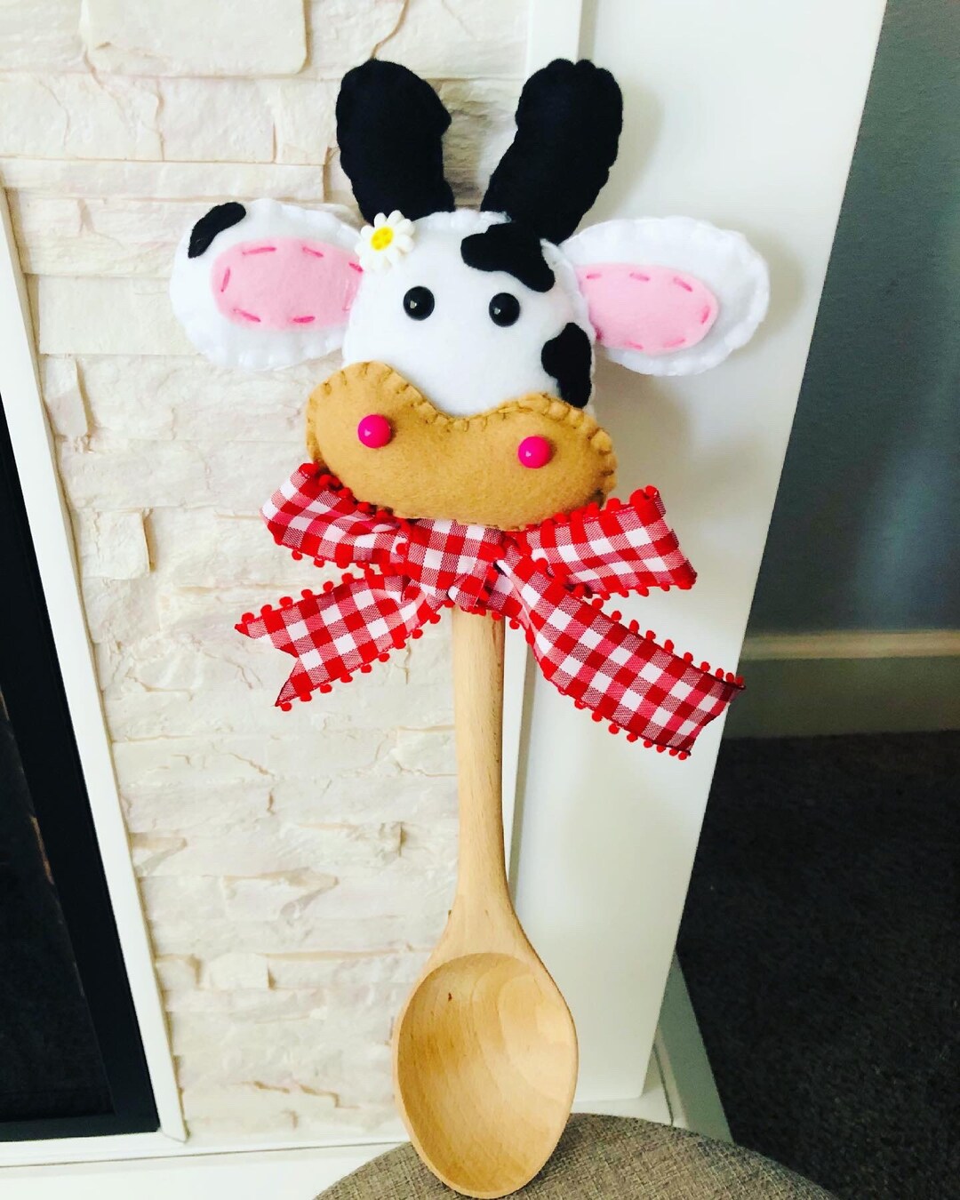 Cow Wooden Spoon Farmhouse Decor Housewarming Gift Christmas Gift ...