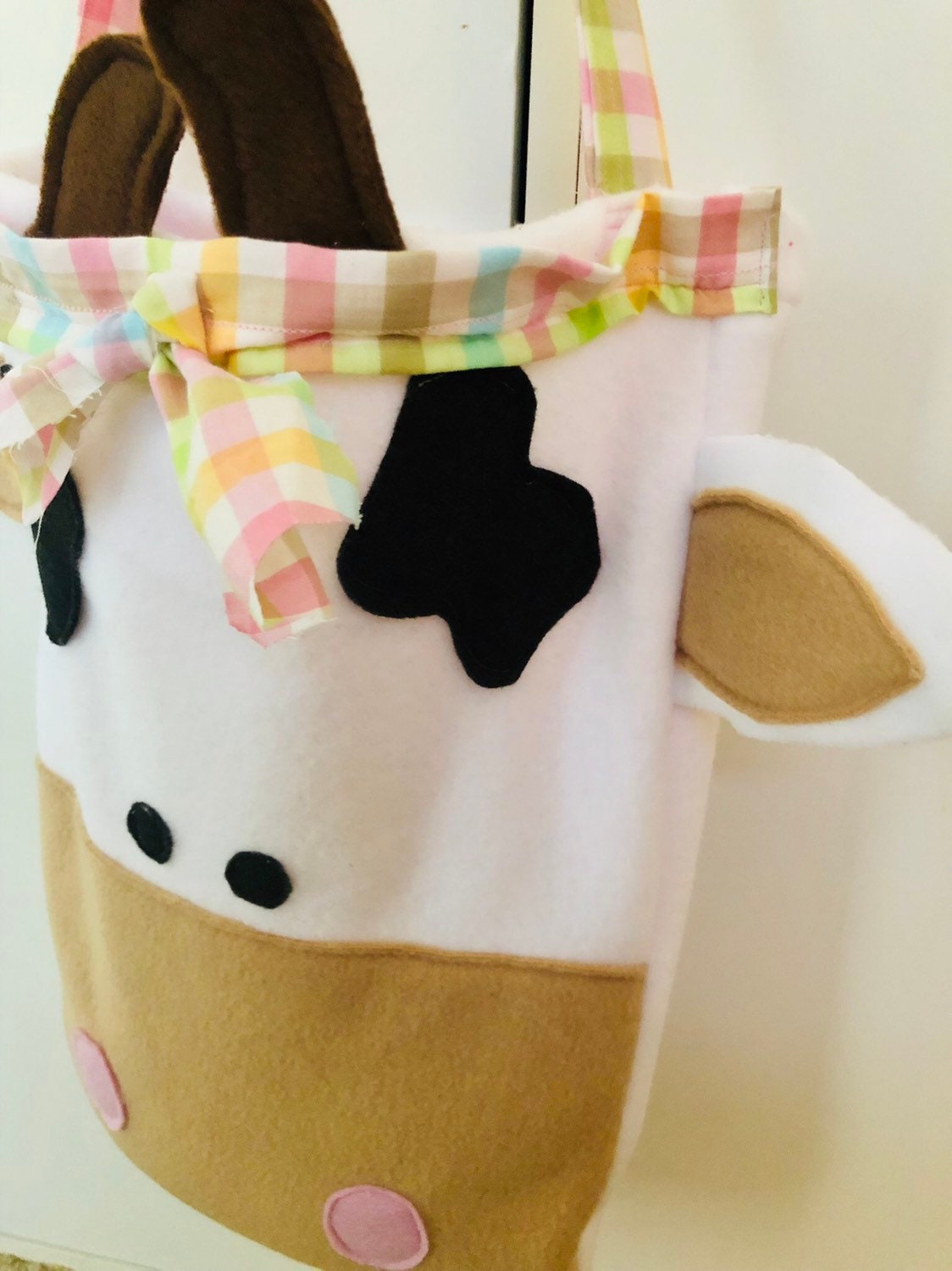 Back to School Moo Cow Tote Bag Farm Purse Halloween | Etsy