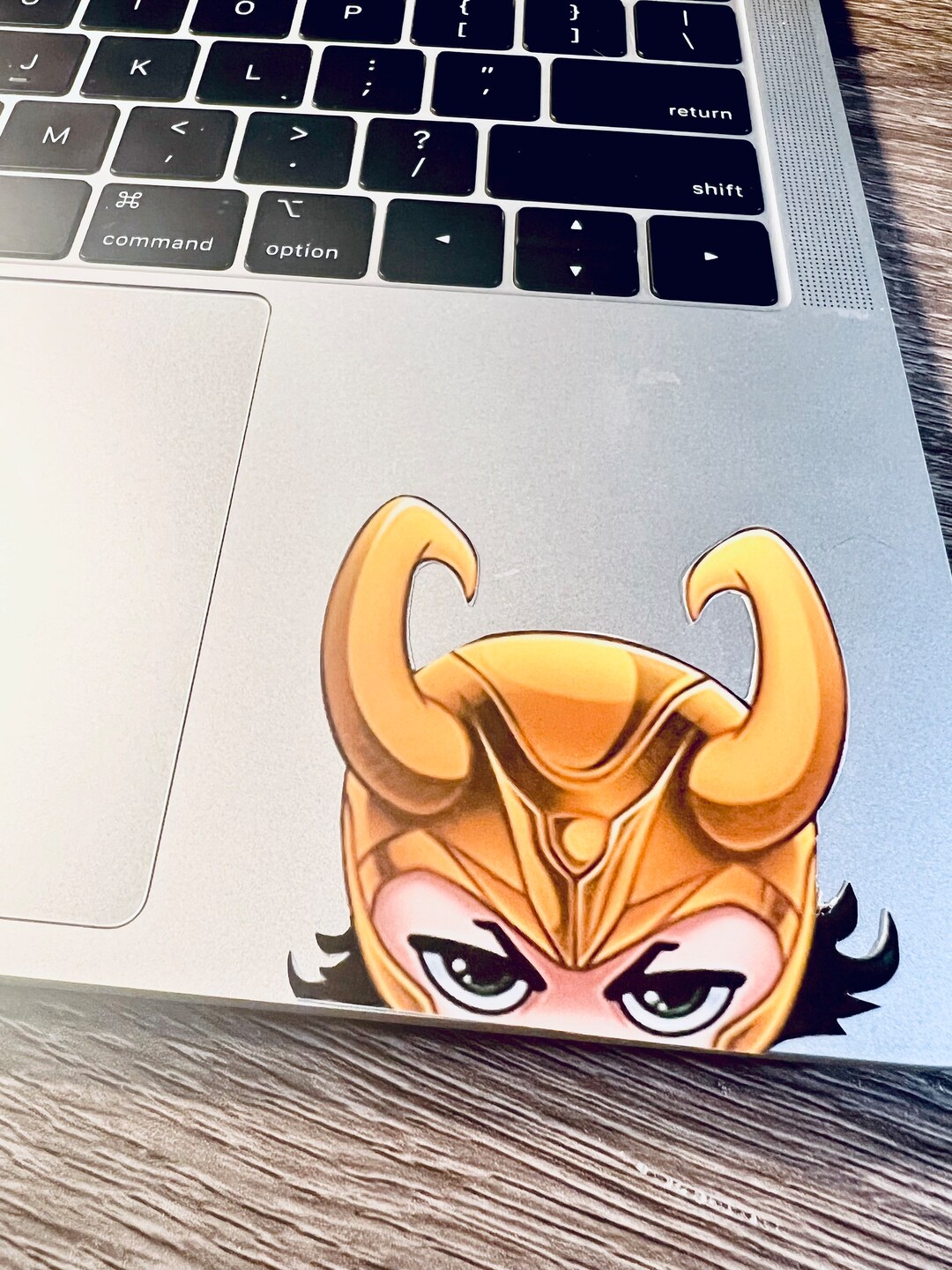 Chibi Loki Peekaboo Labtop Decal Sticker - Etsy
