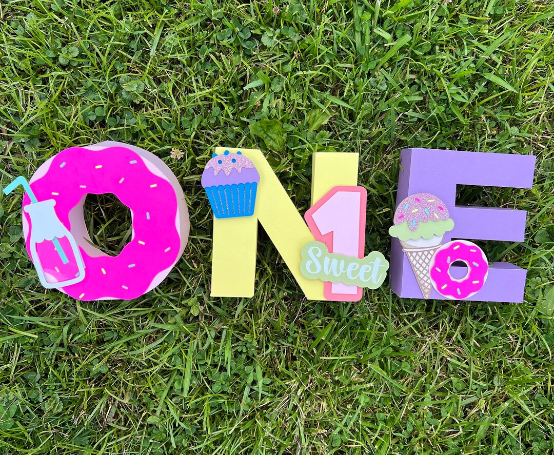 Sweet one Letters, Sweet One, Name Letters, Theme Party - Etsy