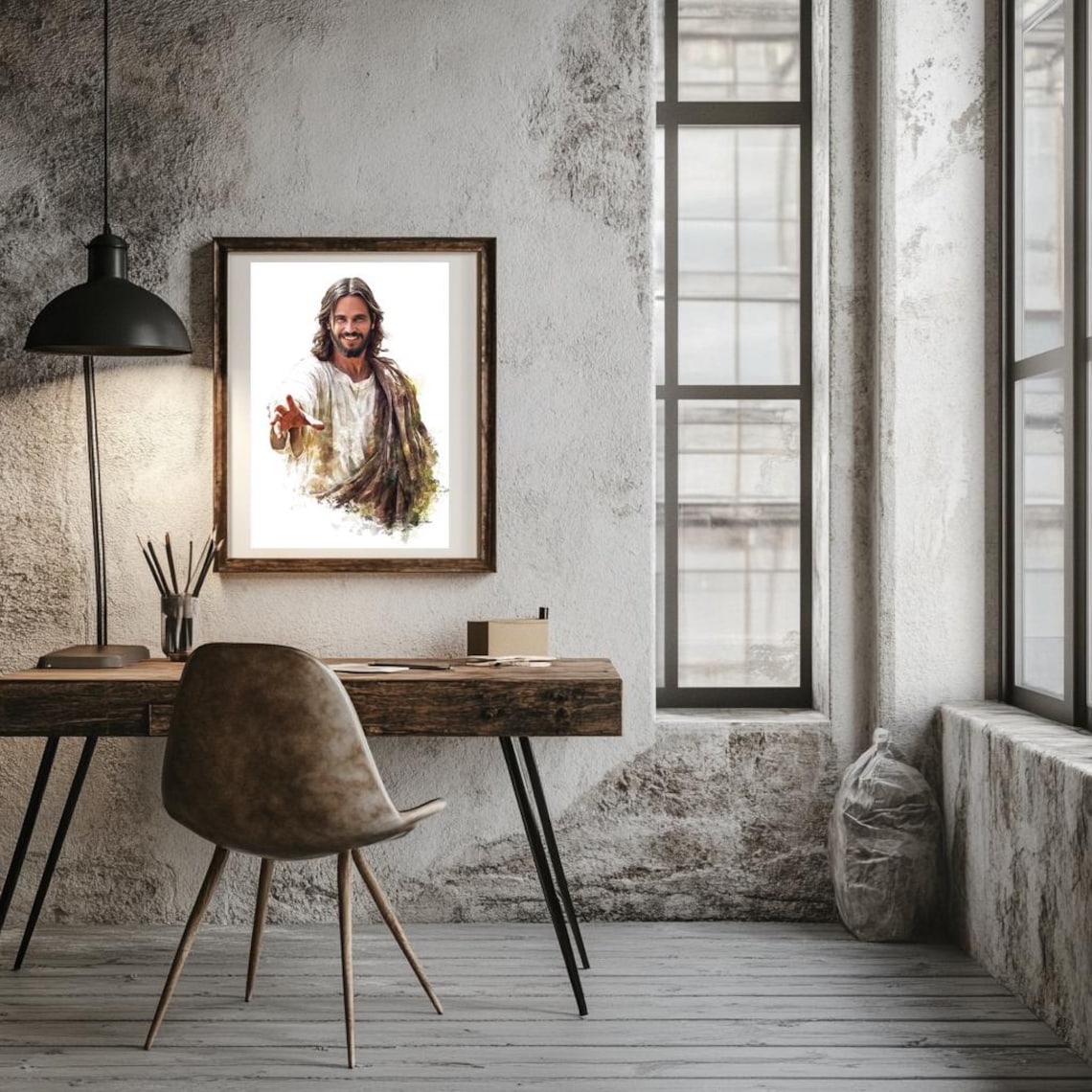 Jesus Christ With Outstretched Hand - Etsy