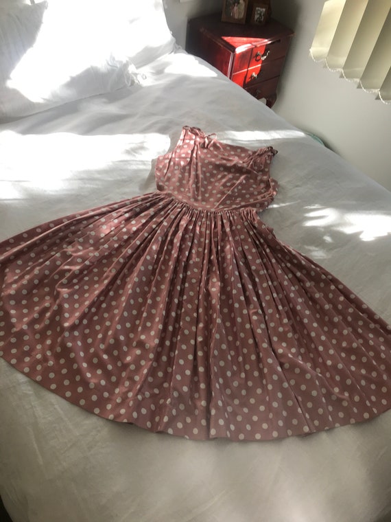 1950s polished cotton original fabric original 50s pattern. | Etsy