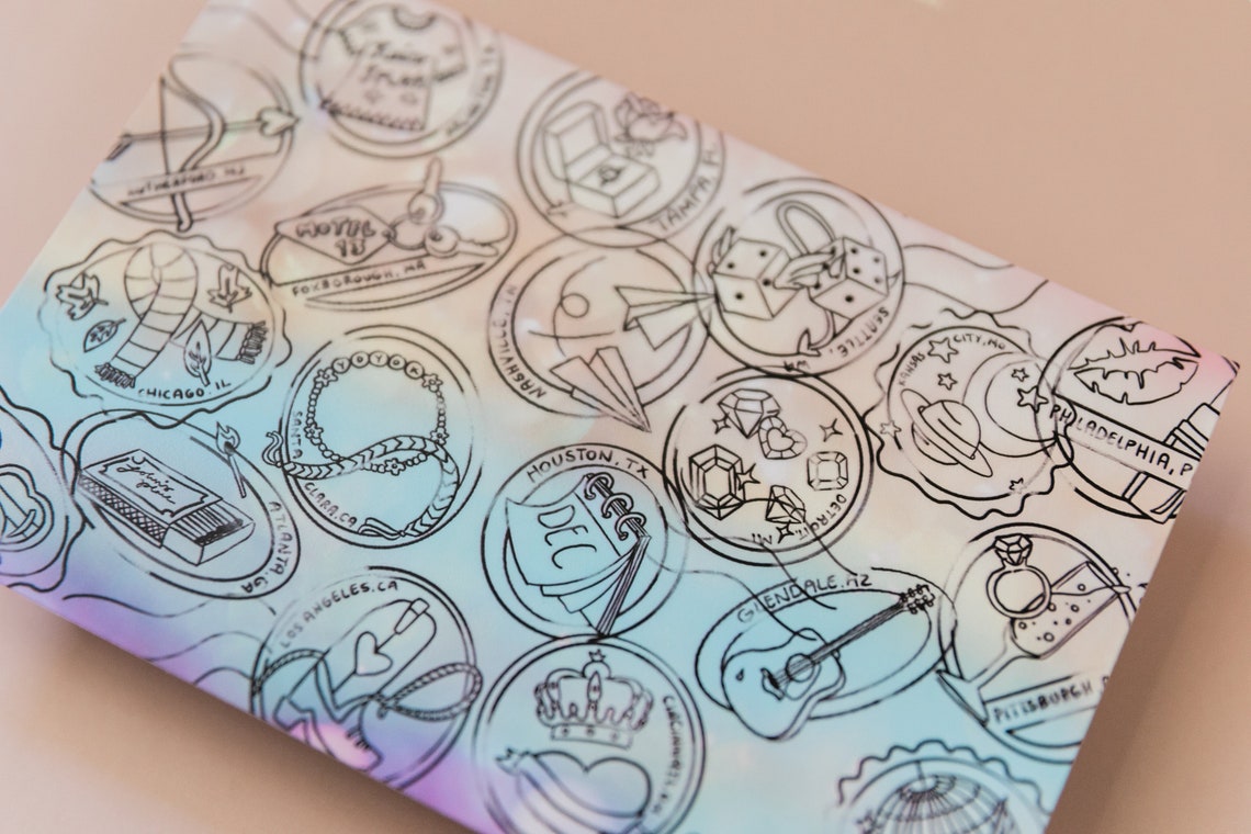 The Eras Postcard Magical Postcard Alyssa Captures Color X Glitter ...