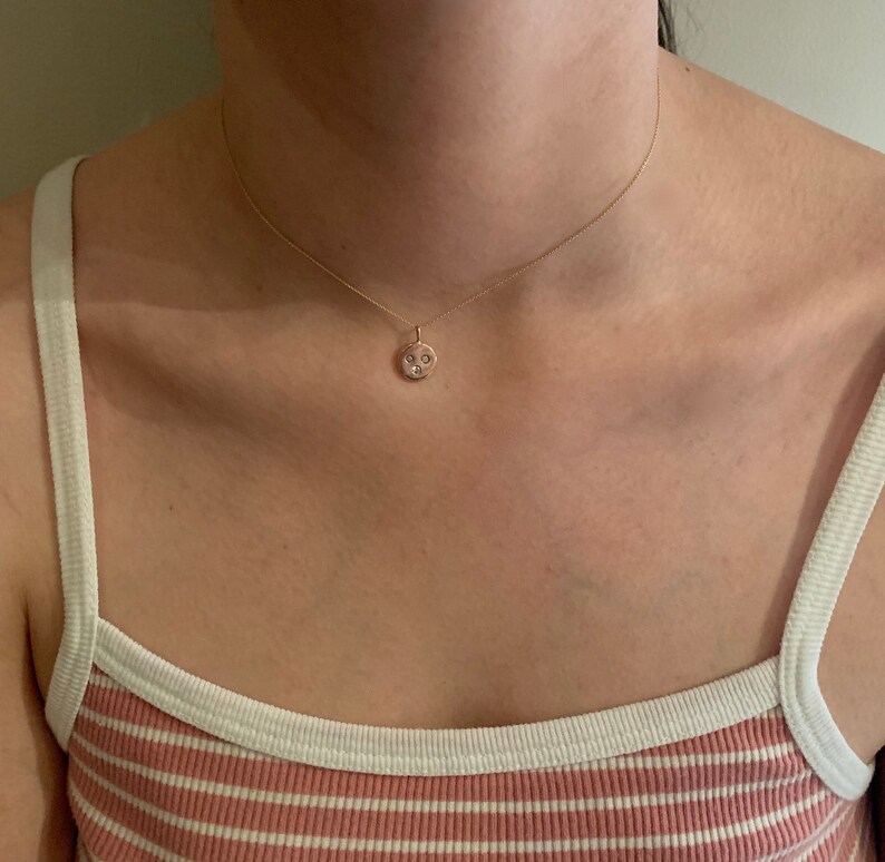 14K 18K Solid Yellow Recycled Gold Round Circle Coin Nugget - Etsy