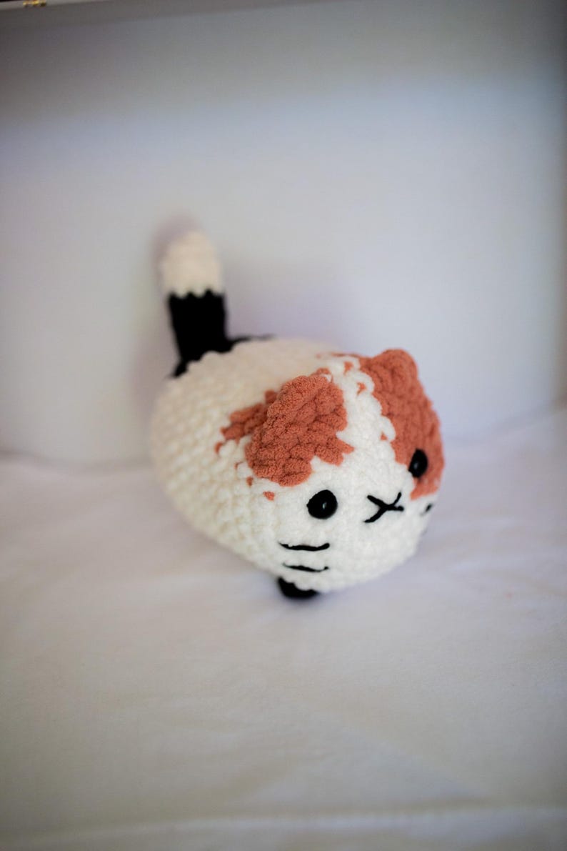 Custom Loaf Cat, Crochet Kitty Plushie Toy Crochet Cat Amigurumi Gift ...