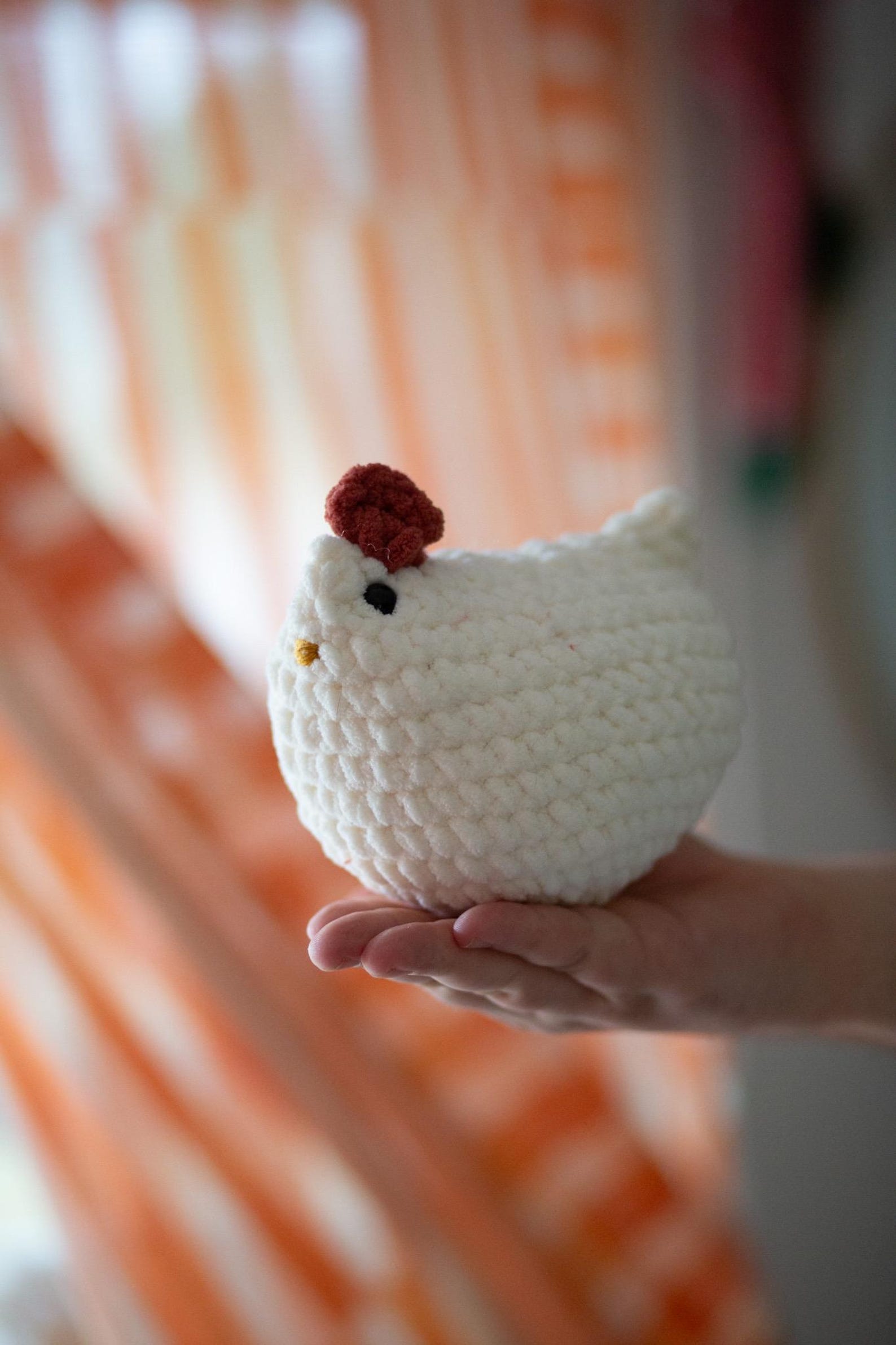 Custom Crochet Chicken, Crochet Chicken Plushie Toy Crochet Hen ...