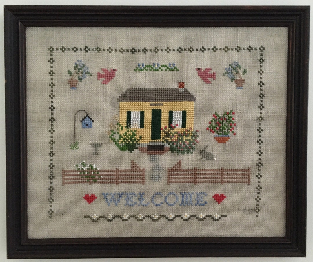 Welcome, by Town Designs Cross Stitch, Counted Cross Stitch Pattern ...