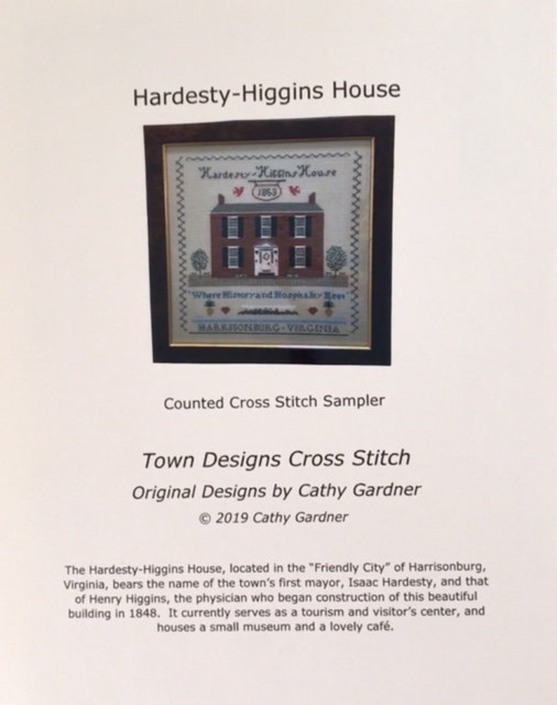 Hardesty-higgins House, by Town Designs Cross Stitch, Counted Cross ...