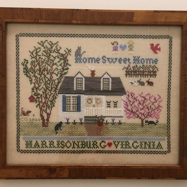 Welcome Home Cross Stitch Pattern - Etsy