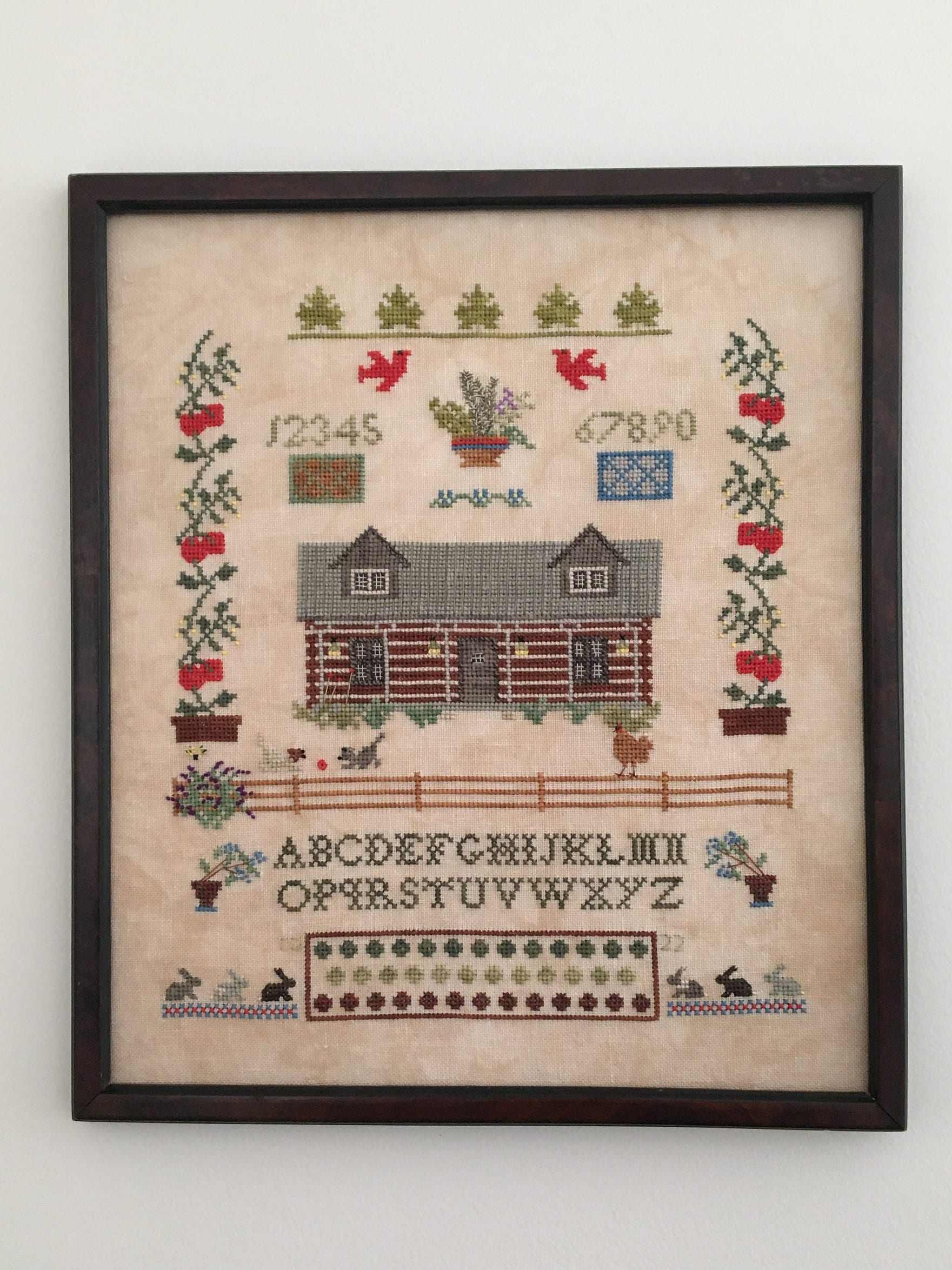 Log Cabin, by Town Designs Cross Stitch, Counted Cross Stitch Pattern ...