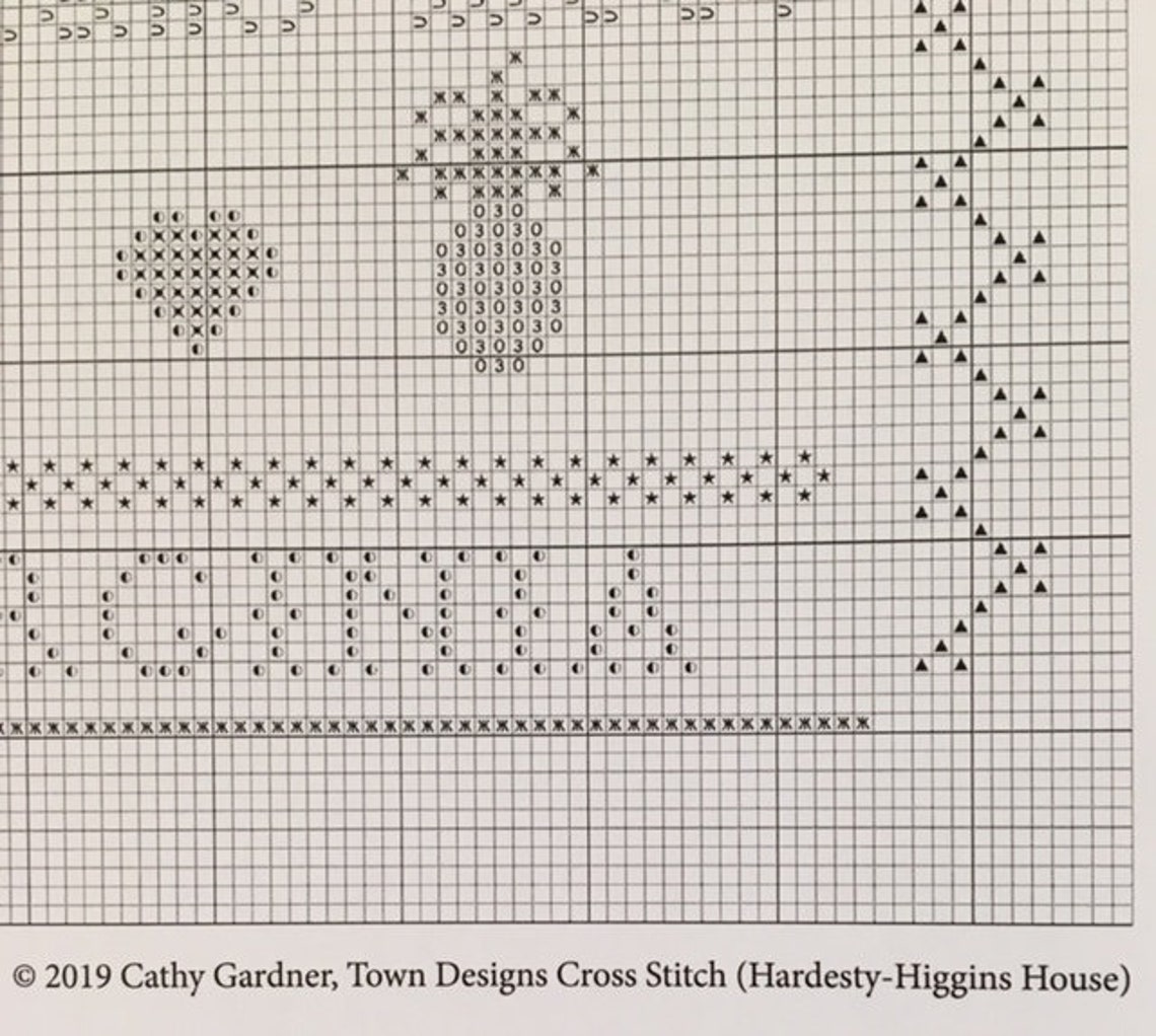 Hardesty-higgins House, by Town Designs Cross Stitch, Counted Cross ...