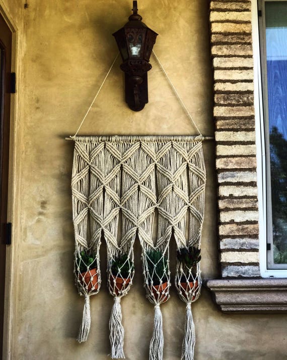 Macrame Hanging Planter | Etsy