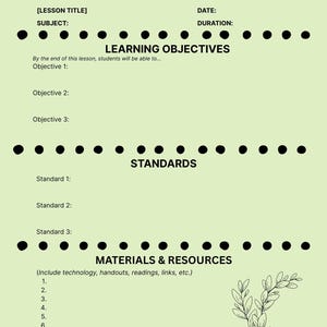 25-26 Lesson Planner - Digital & Printable - Etsy