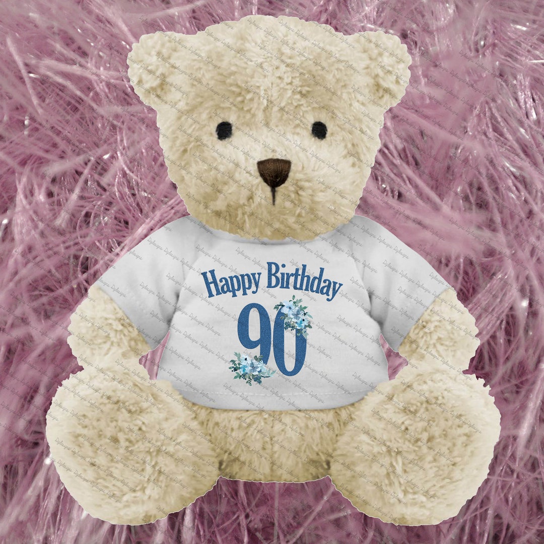 Blue Birthday Numbers Set for Bear T Shirts Digital Design - Etsy