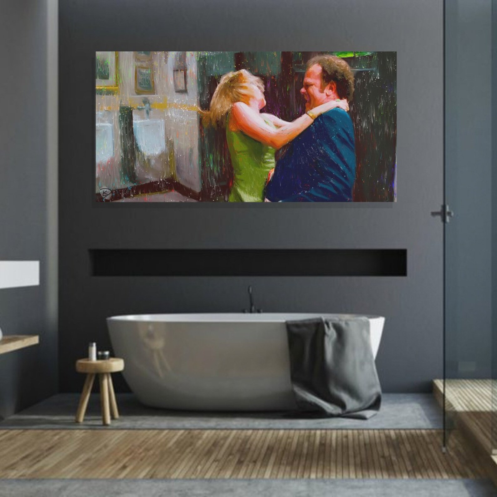 Step Brothers Canvas Print Bathroom Art Etsy