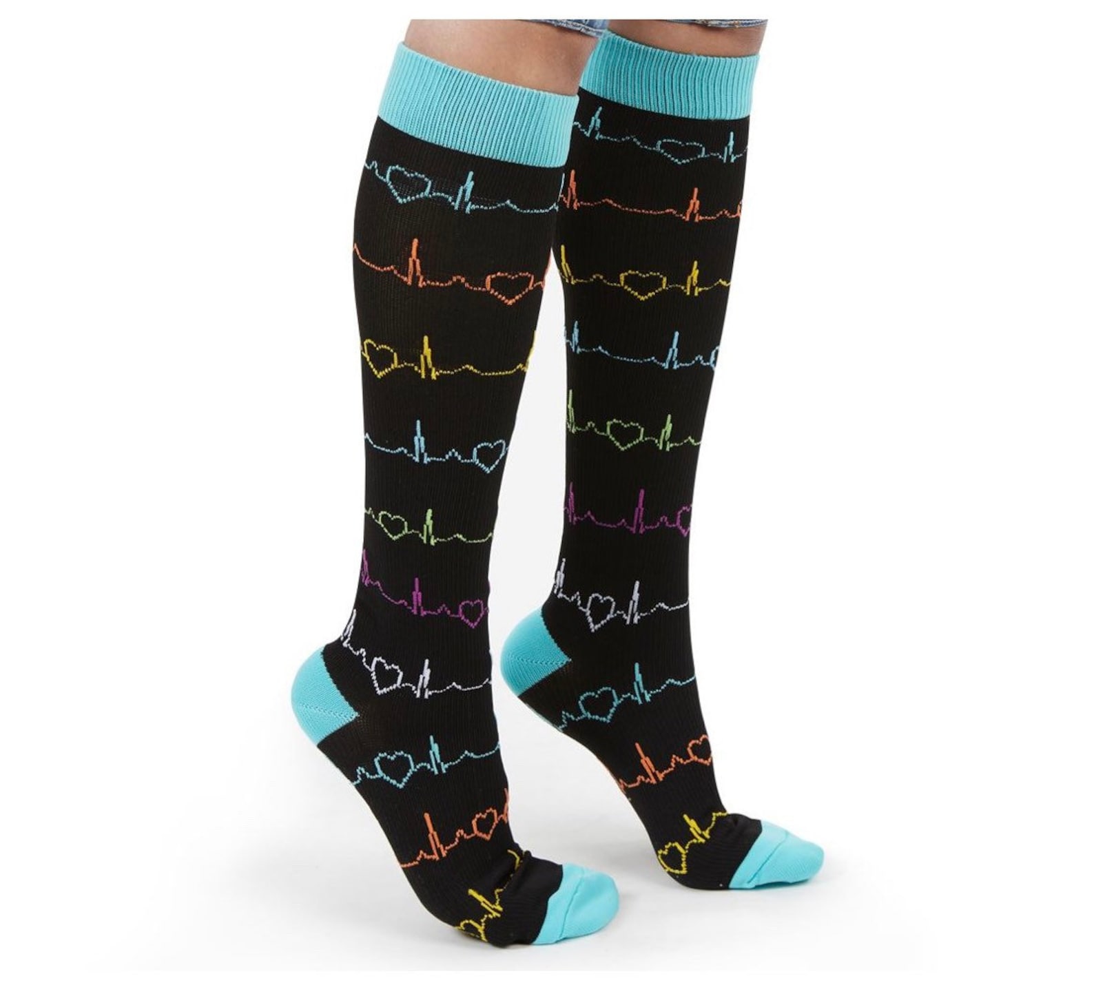 EKG Socks - Nurses Week Gift - Nursing School Gift - Nursing Graduation ...