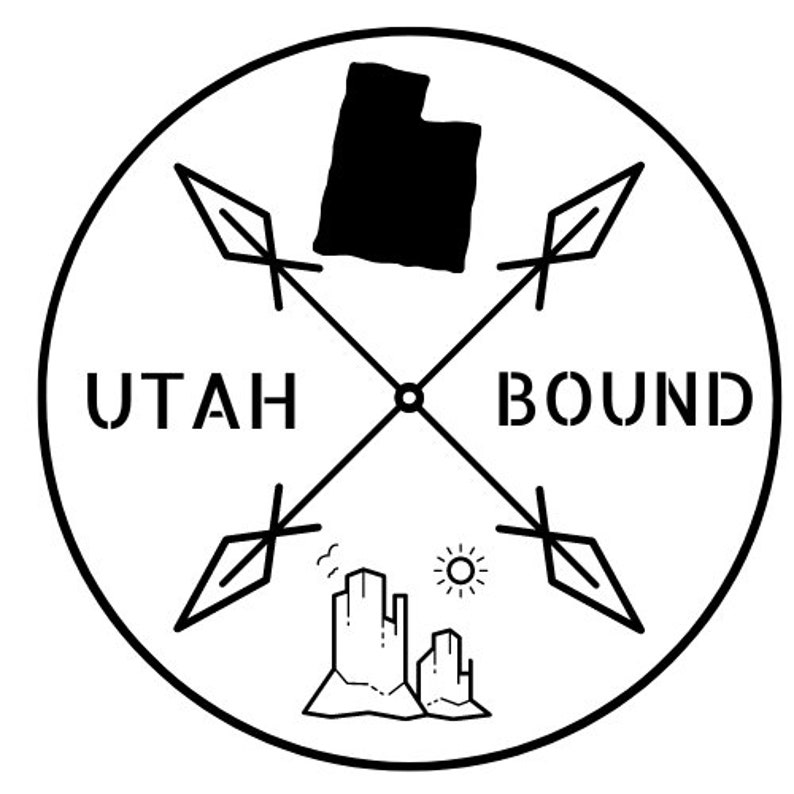Utah Bound Travel adventure explore Digital Download SVG PNG - Etsy