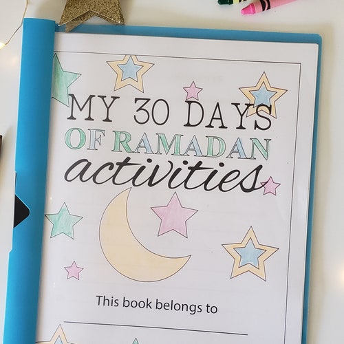 30 Days of Ramadan Activity Book Printable Muslim Kids - Etsy