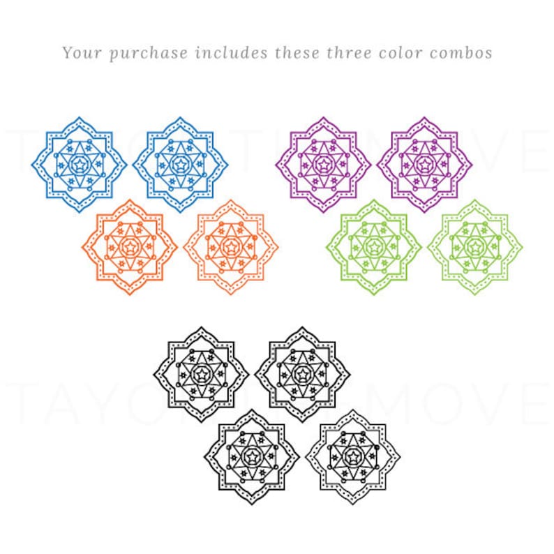 Eid Mubarak Money Envelope 3 Color Combos, DIY Printable - Etsy