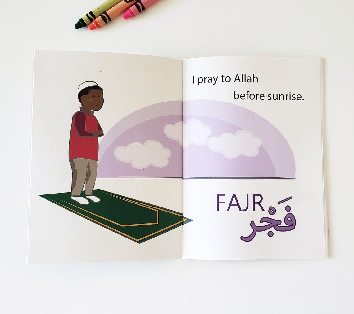 I am a Muslim Five Daily Prayers Children's Book Islamic | Etsy