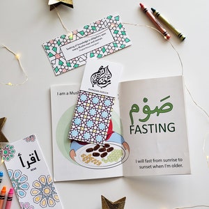 Islamic/ramadan Coloring Bookmarks, Activity for Kids, Printable ...