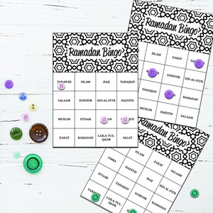 Ramadan Bingo for Kids - Etsy