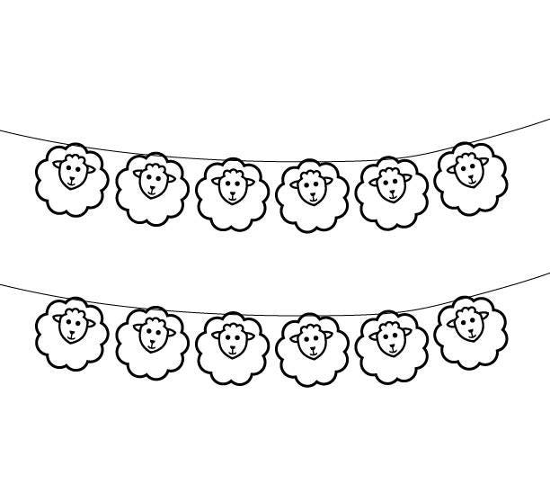 Sheep Garland for Eid Al Adha, DIY Eid Decorations - Etsy
