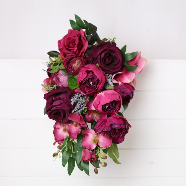 Fuchsia Bouquet - Etsy