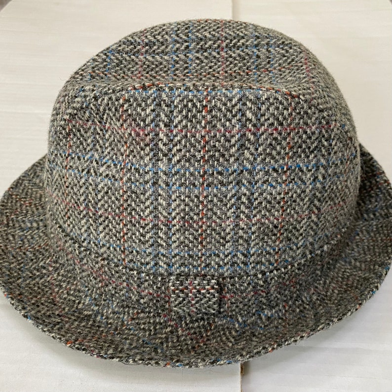 Trilby HAT Herringbone Tweed Wool Vintage Unisex Fashion Hat ...