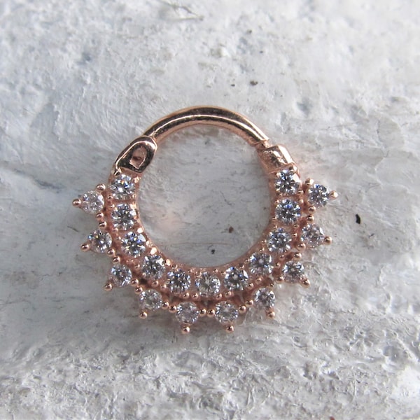 Rose Gold Septum Jewelry - Etsy