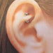 Titanium Implant Grade Rook Piercing Double | Etsy