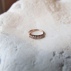 14k Rose Gold Rook Piercing Ultimate Hoop Ring..solid Gold..20g..7mm..1 ...