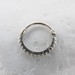 14k Solid White Gold Conch Piercing Eternity Clicker Ring..16g..10mm or ...