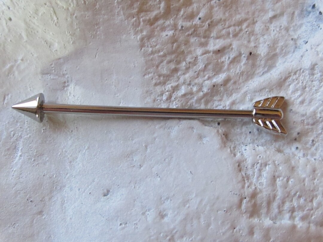 Industrial Surgical Steel Arrow..14g..35mm - Etsy