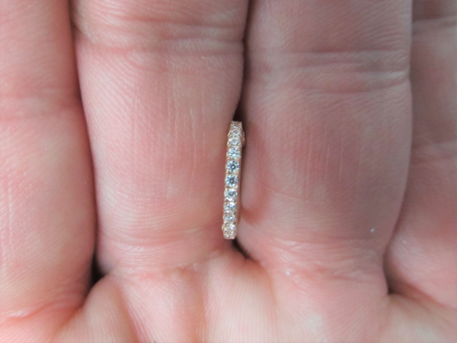 14k Solid Gold Conch Piercing Eternity Clicker Ring..16g..10mm | Etsy