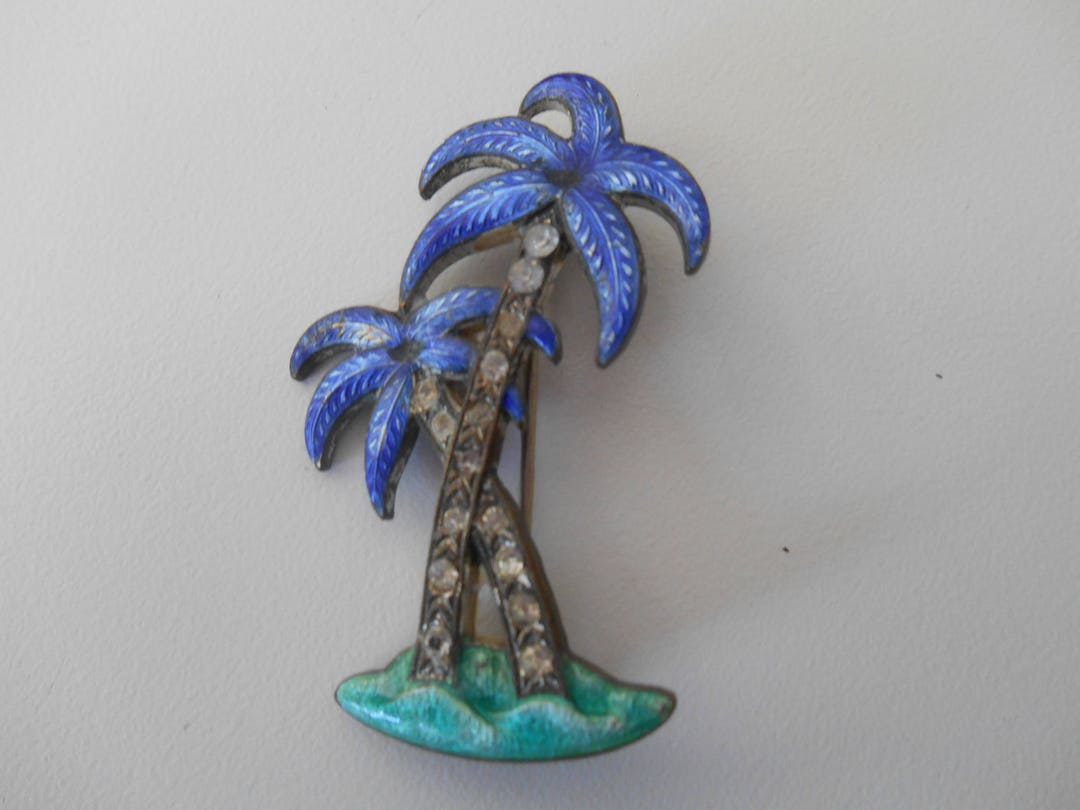 Miami Palm Tree Broach - Etsy