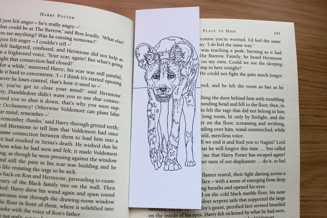 Hunting Dog Bookmark Print, Colour-in Bookmark, Kids Colouring Bookmark ...